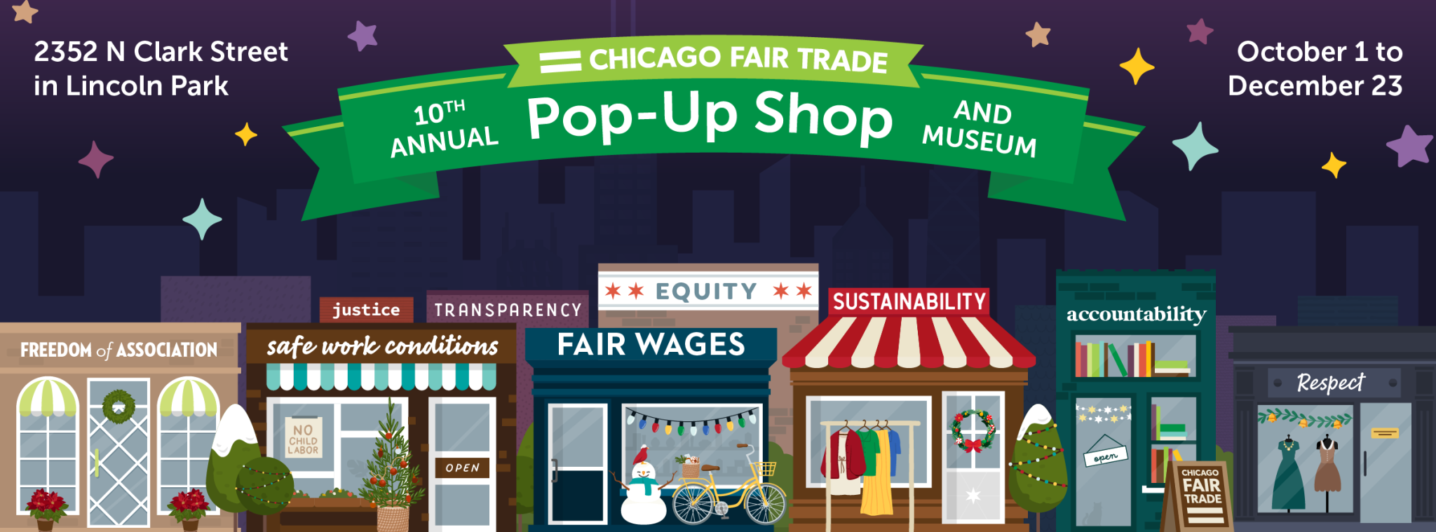 Chicago Fair Trade · Educate, Activate, Celebrate